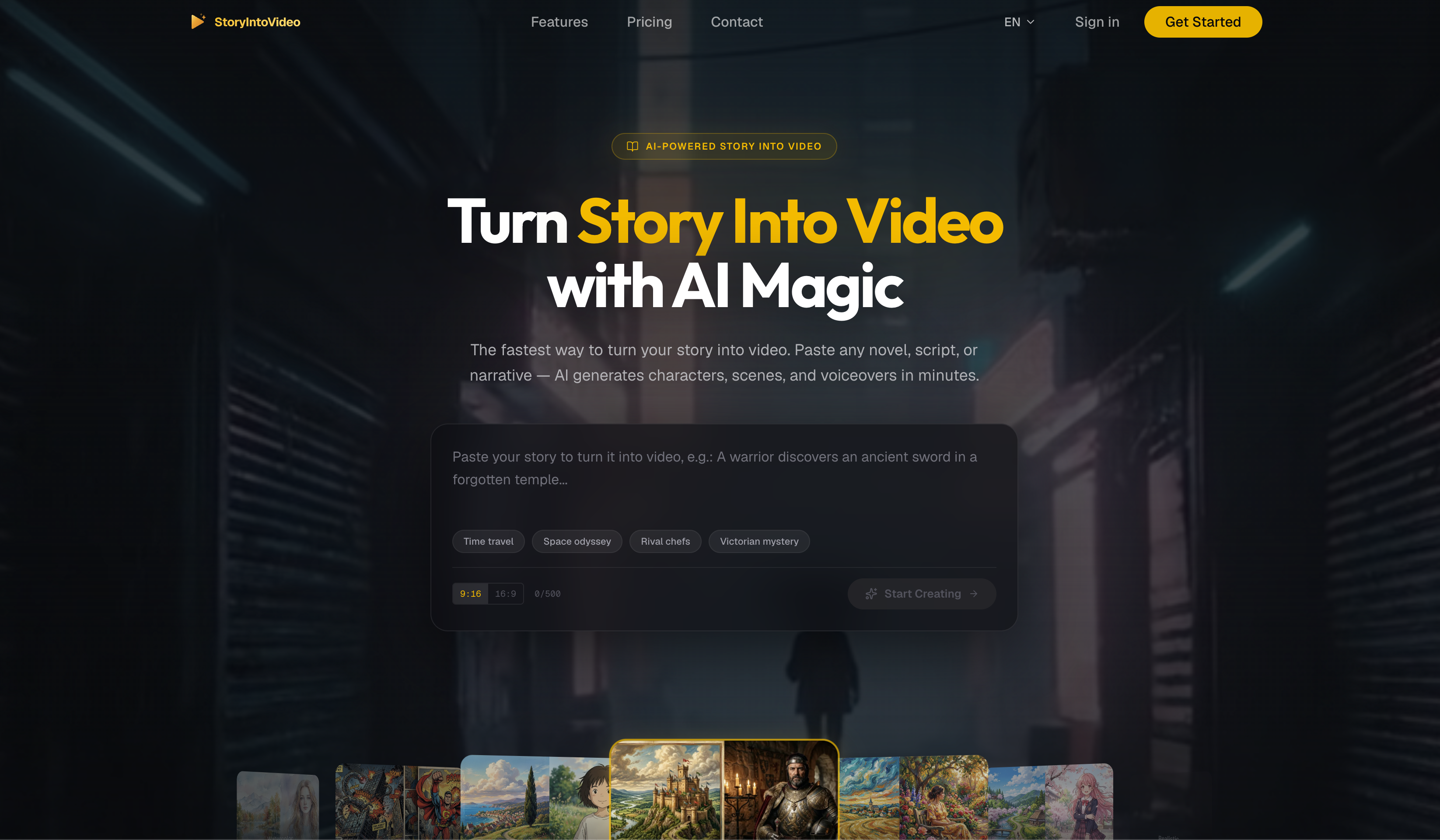 StoryIntoVideo - Turn Stories Into Videos with AI